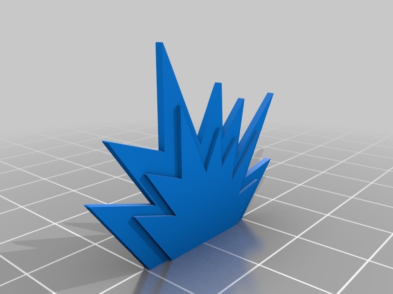 Gaslands Explosion Marker by SpankyTaz | Download free STL model ...