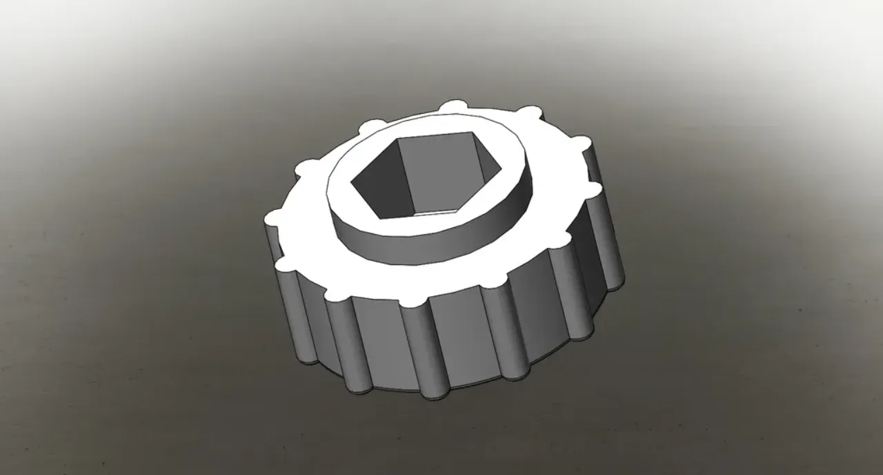 6040 CNC router axis knob by Mavric | Download free STL model ...