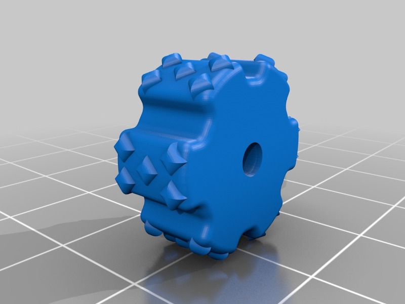 Build Plate Adjustment knob by Mavric | Download free STL model ...