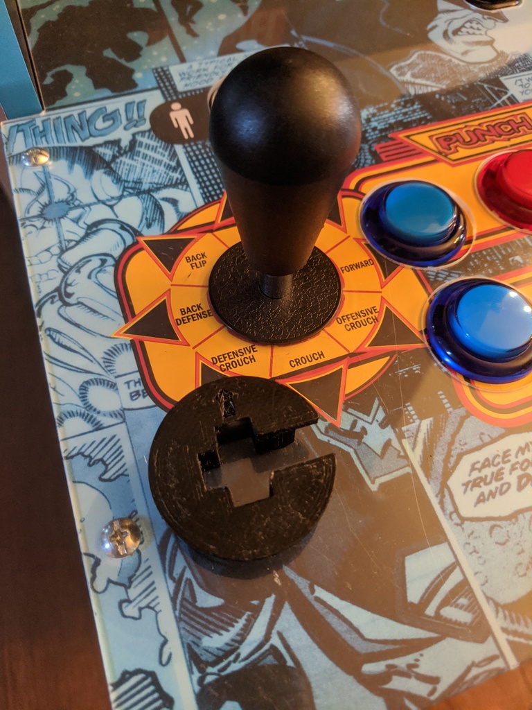 Arcade1up 4 way Adapter Restrictor plate by Robert | Download free STL ...