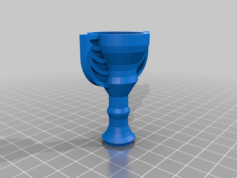 Palm size trophy cup with stand by Joe Agnew | Download free STL model ...