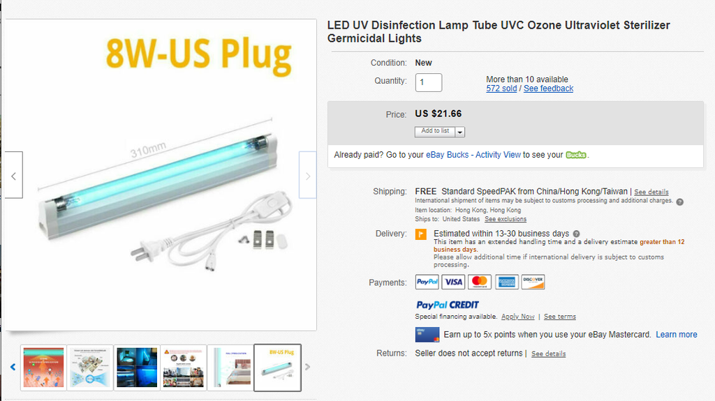 Germicidal UVC Lamp Bracket by Joe Printable | Download free STL model ...