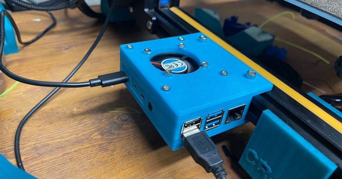 Raspberry Pi 4 Model B Case for CR-10 2020/2040 Extrusion - REMIX by ...