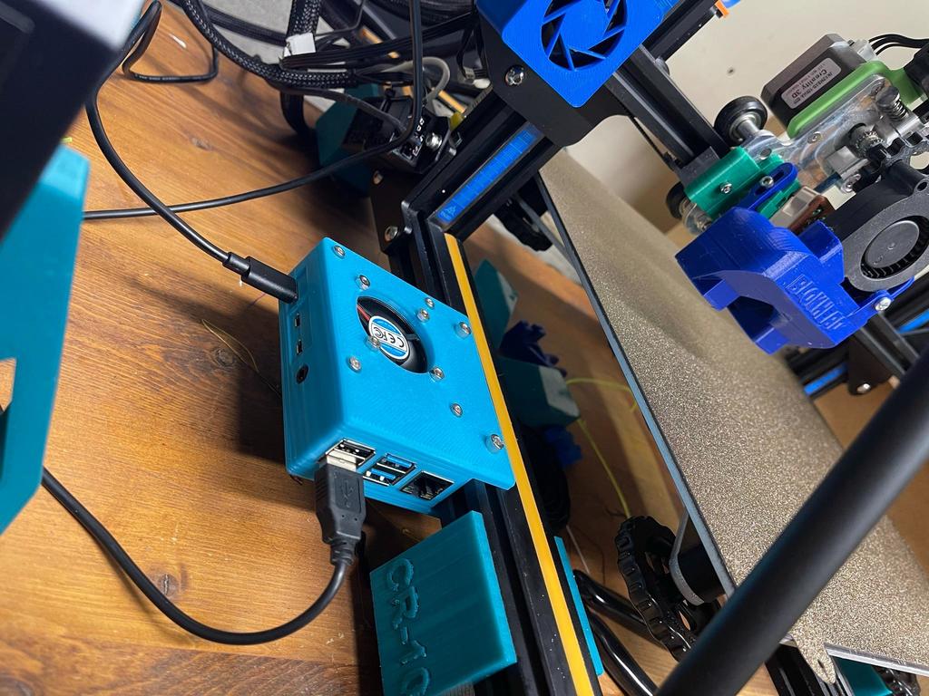 Raspberry Pi 4 Model B Case for CR-10 2020/2040 Extrusion - REMIX by ...