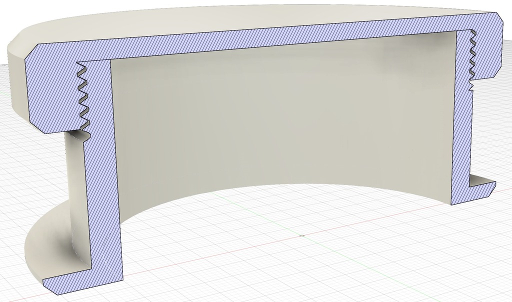 Desk Hole Insert (Screw secure, bottom pocket) by chuyskywalker ...