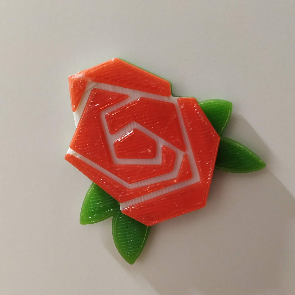 Flower - origami rose by Otomar | Download free STL model | Printables.com