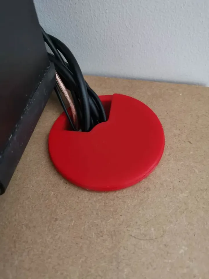 68mm Computer Desk Grommet Cable Tidy by Fazzical | Download free STL ...