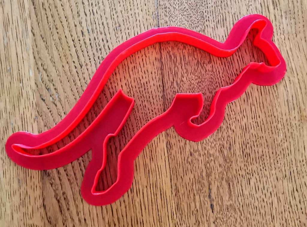Kangaroo Cookie Cutter by Fazzical | Download free STL model ...