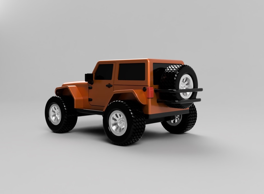 2-door JEEP Wrangler - fully printable by Soarpix | Download free STL ...