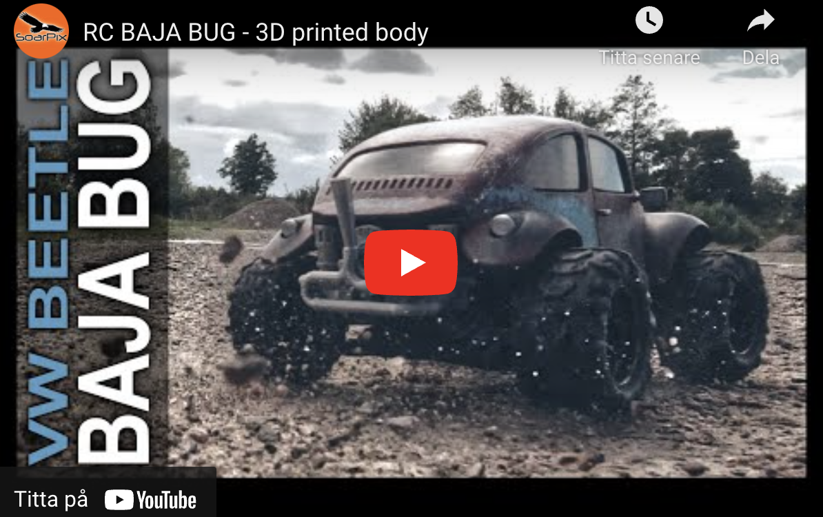 VW Beetle BAJA BUG - 1/18 RC body (PXtoys 9302E) by Soarpix | Download ...