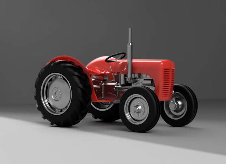 Tractor - Ferguson TE20 - Fully printable kit - scale 1/18 by Soarpix ...