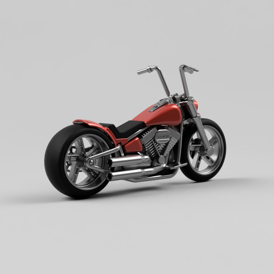 Harley Davidson - Custom Fat Boy style by Soarpix | Download free STL ...