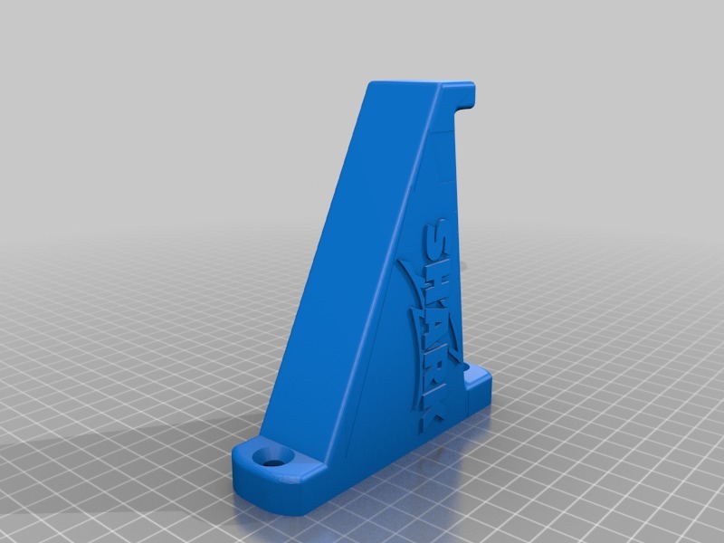 Shark Helmet Hanger by StingrayZA | Download free STL model ...