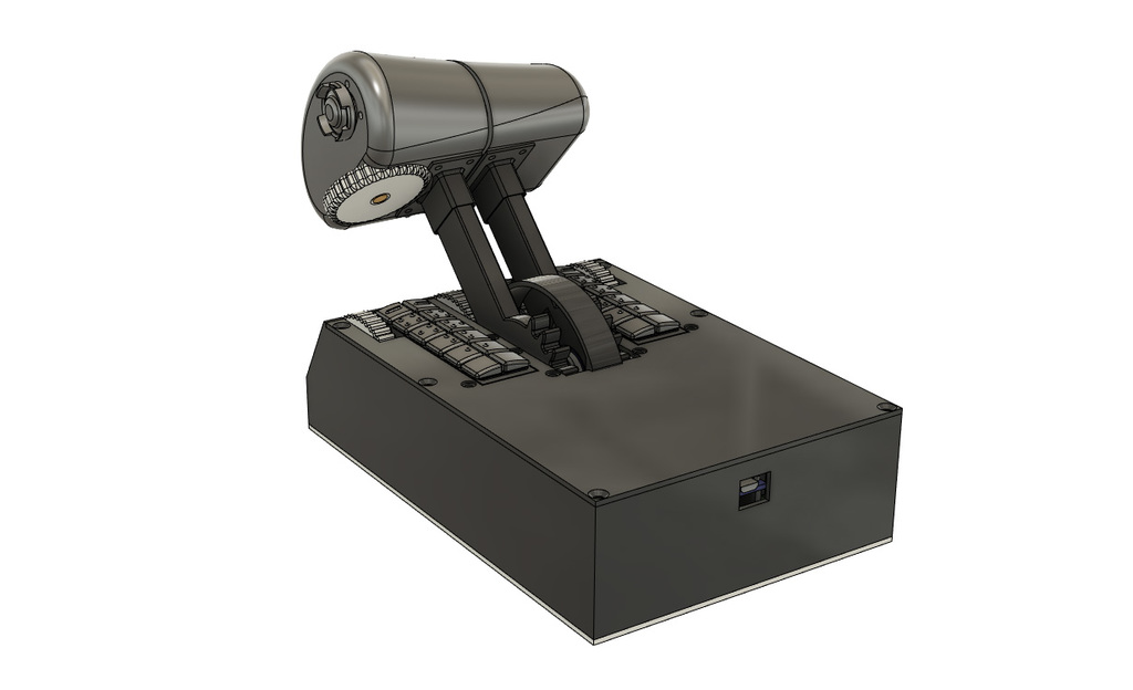 Throttle with 7 axis and 32 buttons by Laisch | Download free STL model ...