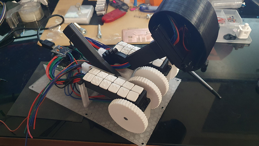 Throttle with 7 axis and 32 buttons by Laisch | Download free STL model ...