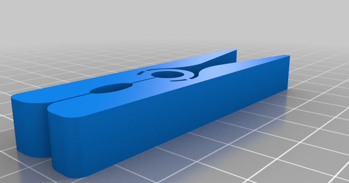 Clothespin 10mm thick by Robert-HV | Download free STL model | Printables.com