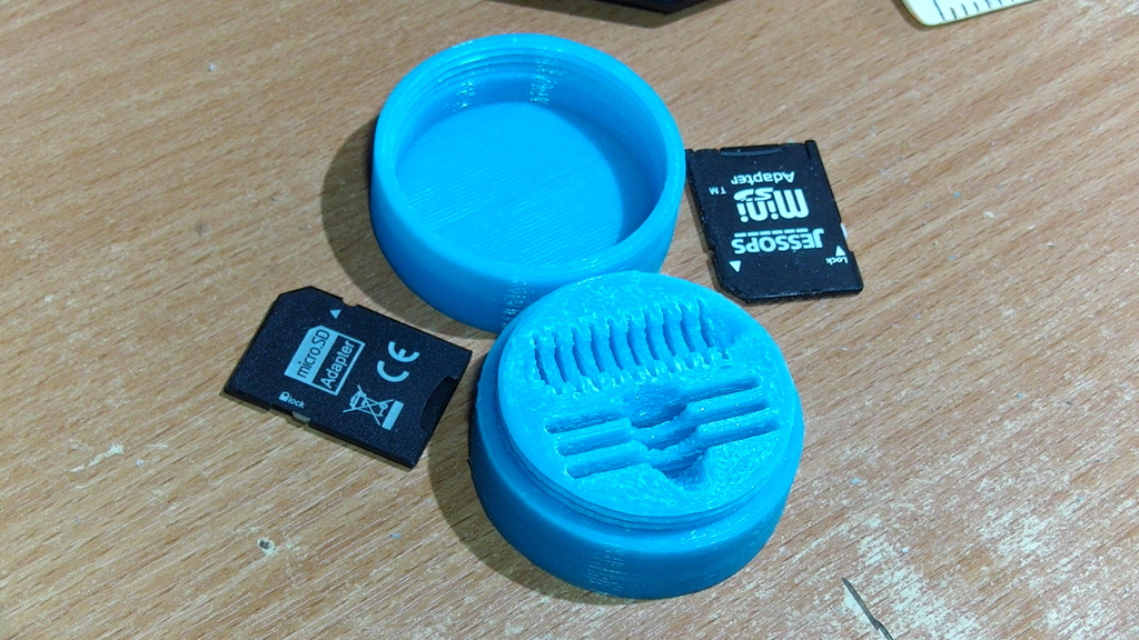 SD Card Holder by 3D Try Outs | Download free STL model | Printables.com