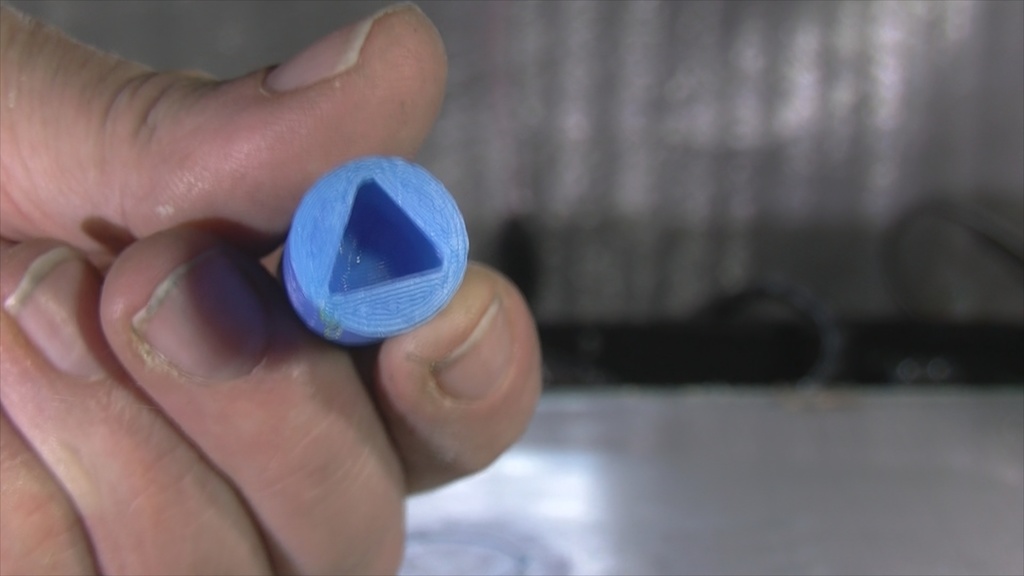 Meter Cupboard Key Triangle Long by 3D Try Outs | Download free STL ...