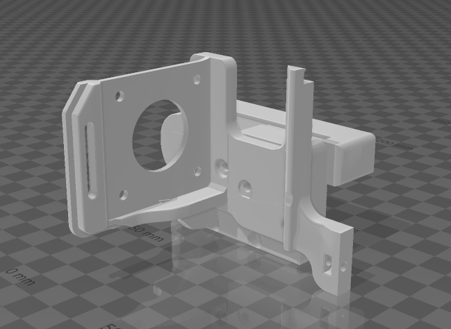 X axis direct drive mount for MGN12H linear rail by Jimmy White ...
