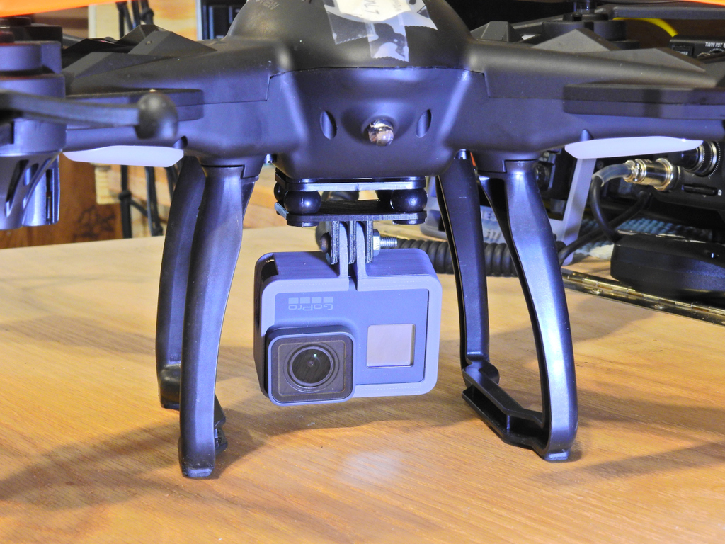 Gopro mount for Vivitar 360 sky eye drone by KB9RLW | Download free STL ...