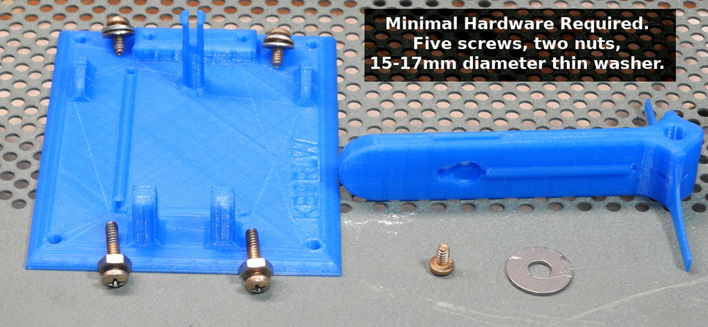 Side Swiper (cootie) Morse key. Minimal hardware req. by KB9RLW ...