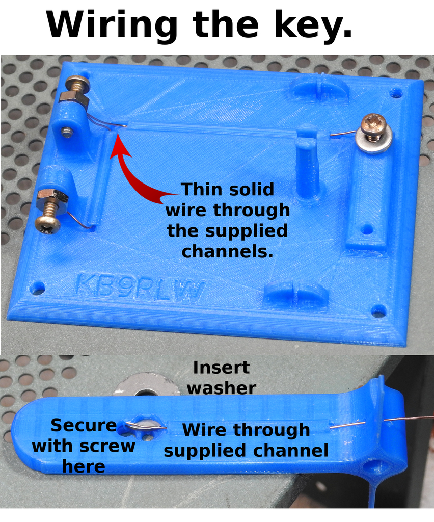 Side Swiper (cootie) Morse key. Minimal hardware req. by KB9RLW ...