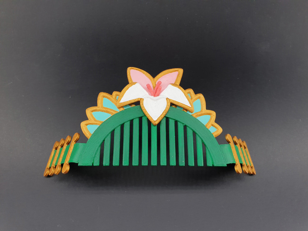 Mulan hair comb ear saver by djs4000 | Download free STL model ...