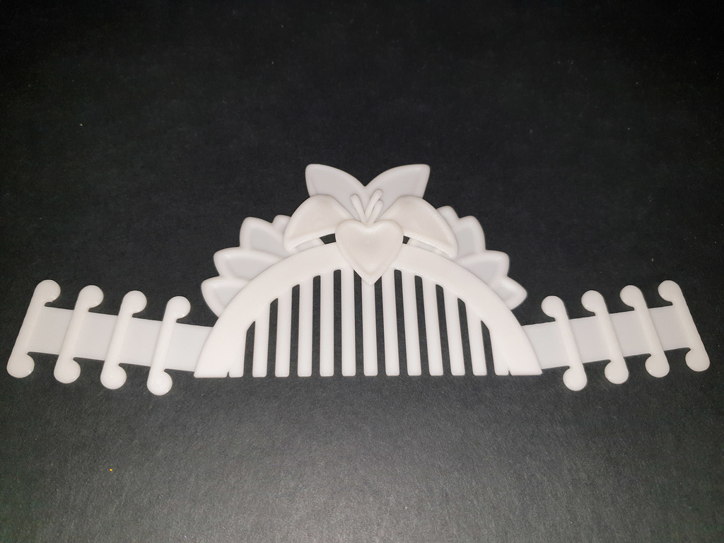 Mulan hair comb ear saver by djs4000 | Download free STL model ...