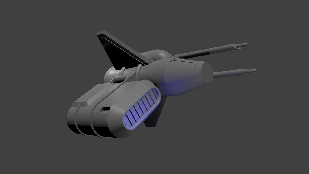 space ship by djs4000 | Download free STL model | Printables.com