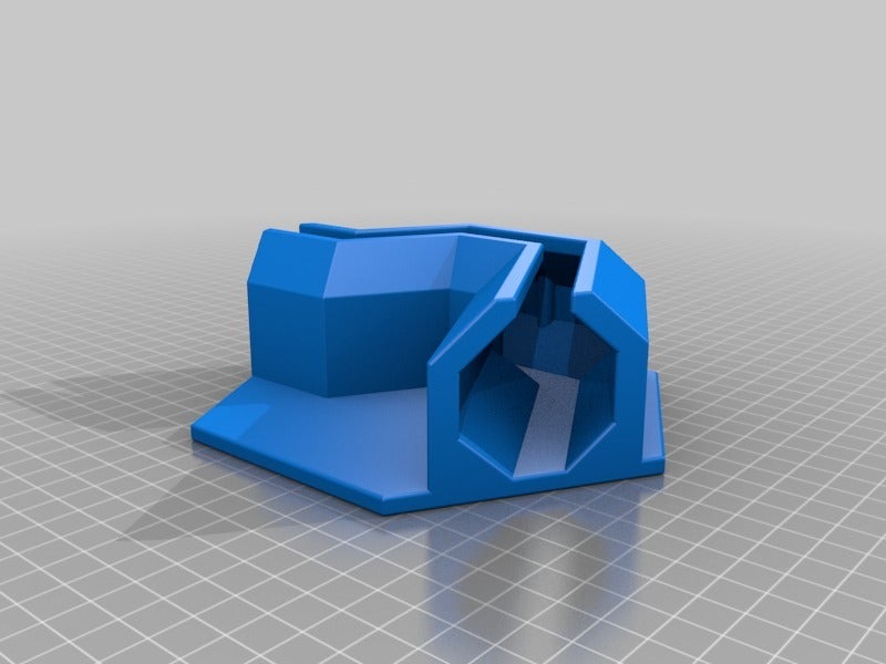 MatterHackers Wall Tile Dice Tower by wuerfel | Download free STL model ...