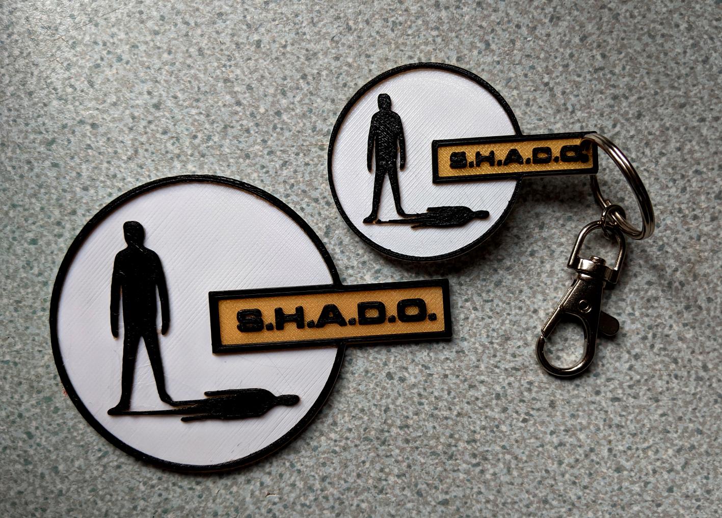 UFO: S.H.A.D.O. Fridge plaque and key fob by Delta Whiskey | Download ...