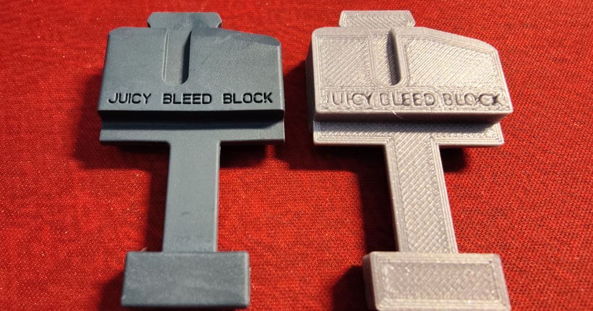 Avid Juicy Bleed Block by Rene | Download free STL model | Printables.com