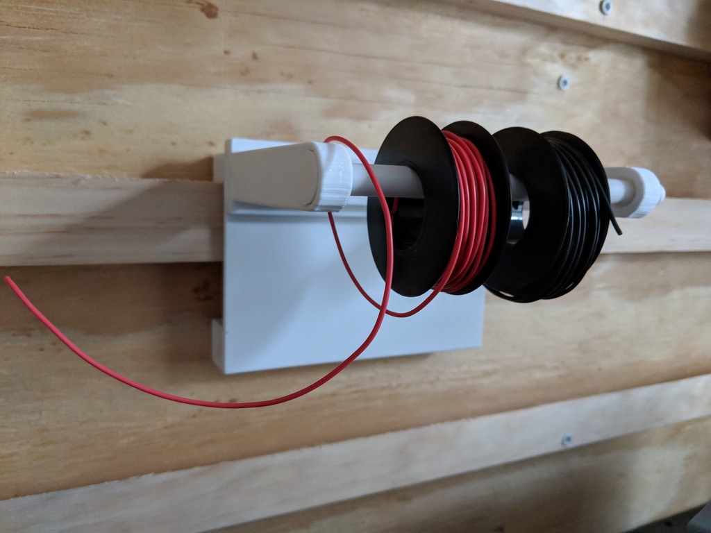 French Cleat Spool Holder by ntnunk | Download free STL model ...