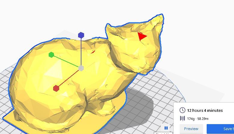 black cat (3D scan) by johnroy222 | Download free STL model ...