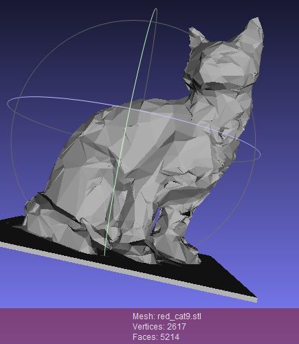 red cat (3D scan) by johnroy222 | Download free STL model | Printables.com