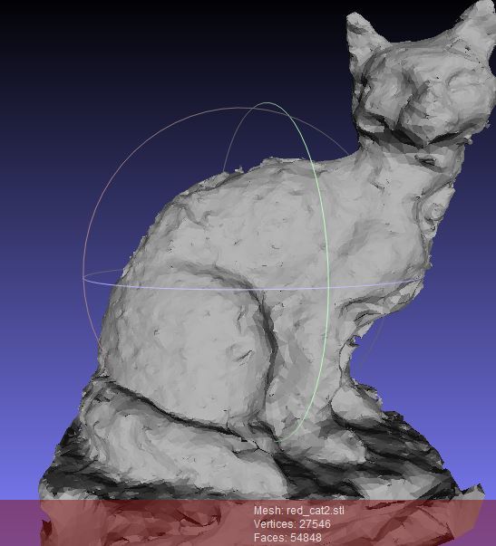 red cat (3D scan) by johnroy222 | Download free STL model | Printables.com