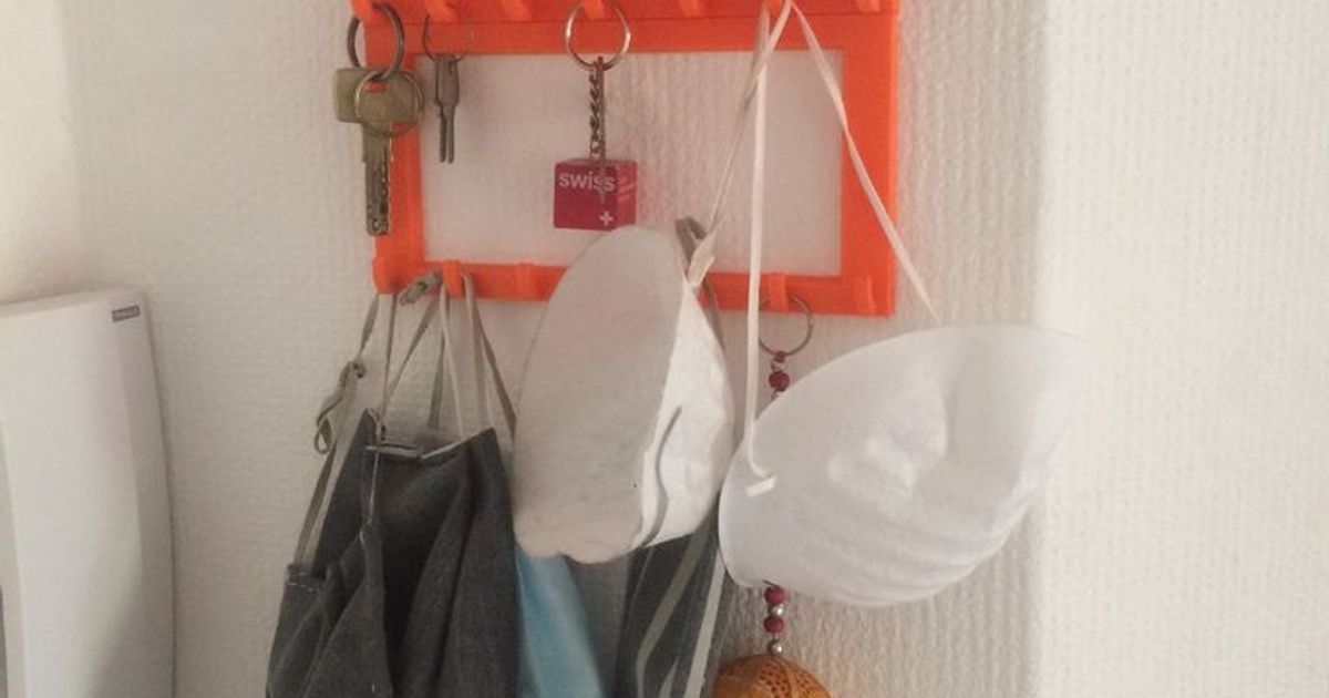 large modular key holder (top and bottom) by johnroy222 | Download free ...