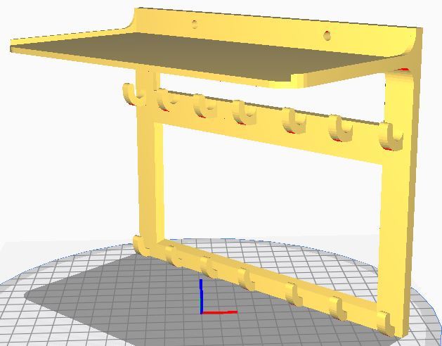 large modular key holder (top and bottom) by johnroy222 | Download free ...