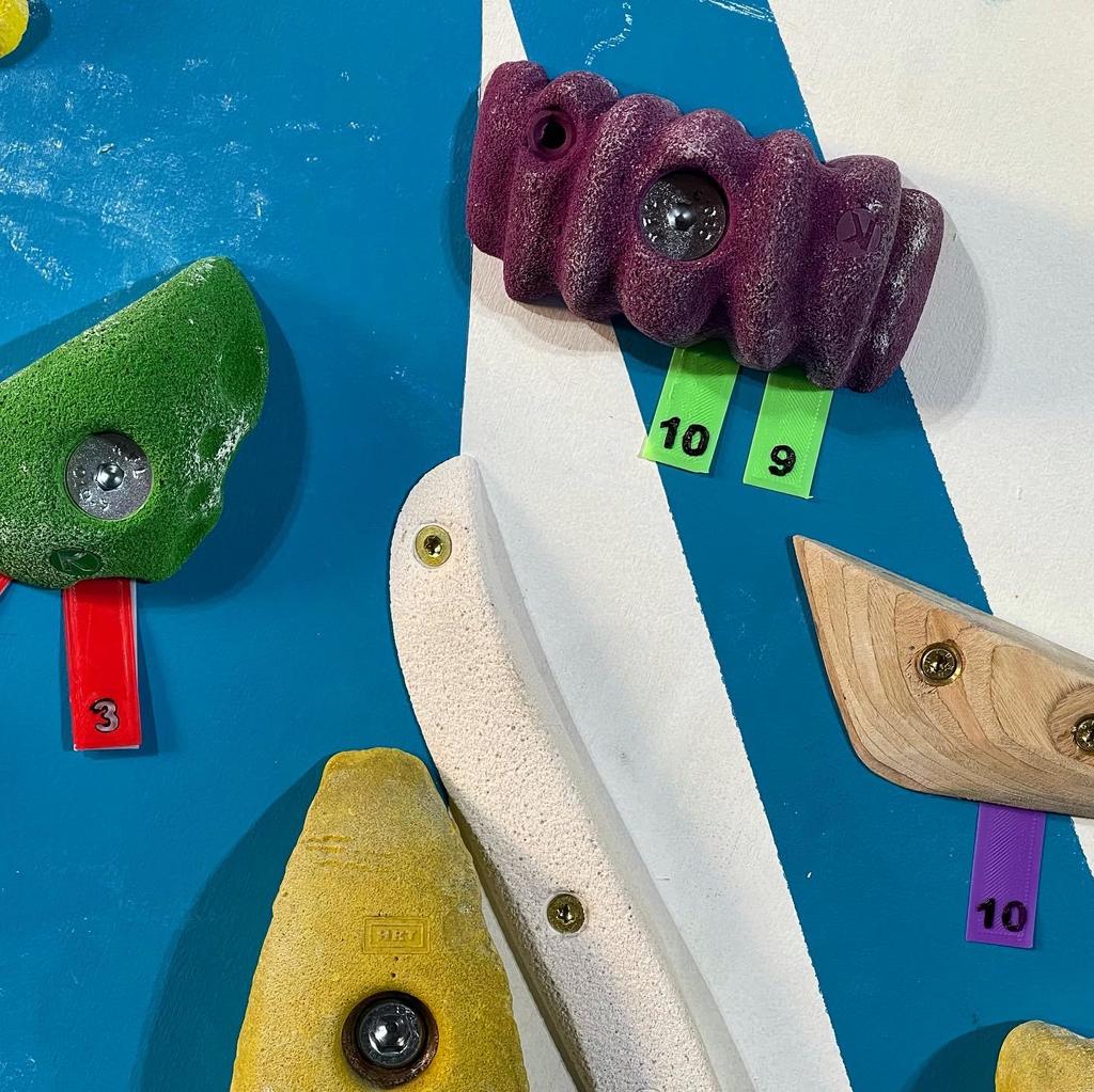 Numbered Tags - Climbing Circuits by Behold81 | Download free STL model ...