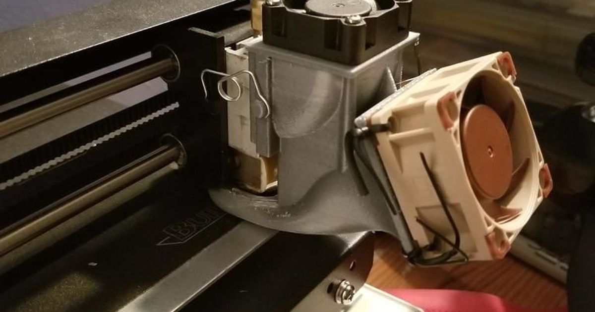 MP Mini Dual Fan Shroud 30/40mm by 5hiftyy | Download free STL model ...