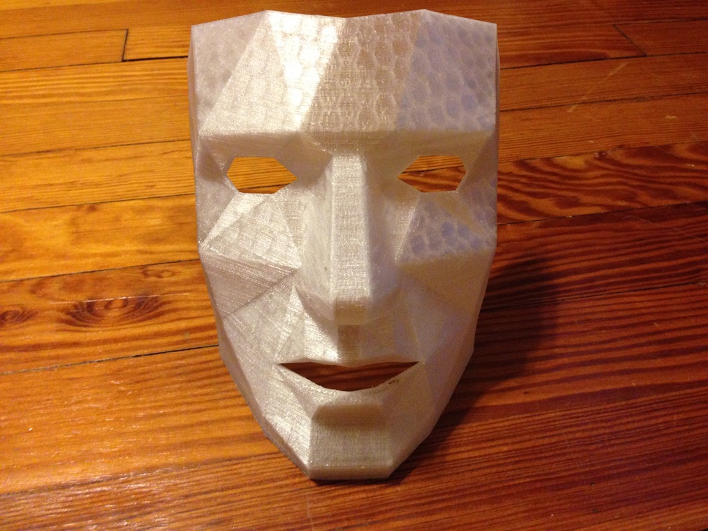 Low Polygon Mask easy breathing by Carlos | Download free STL model ...