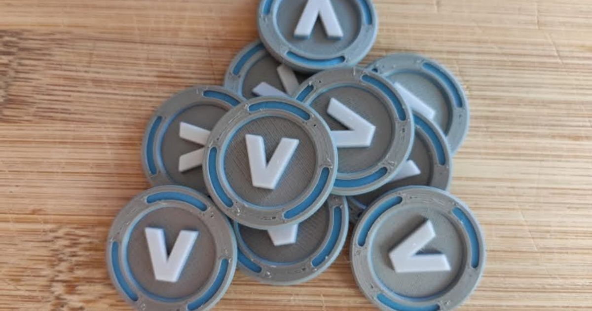 Fortnite VBuck - 3 color remix, no MMU by Olo Deepdelver | Download ...