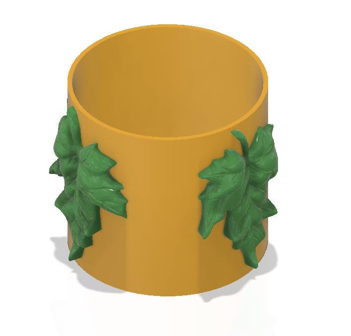 Leaf on bend surface by Varazir | Download free STL model | Printables.com
