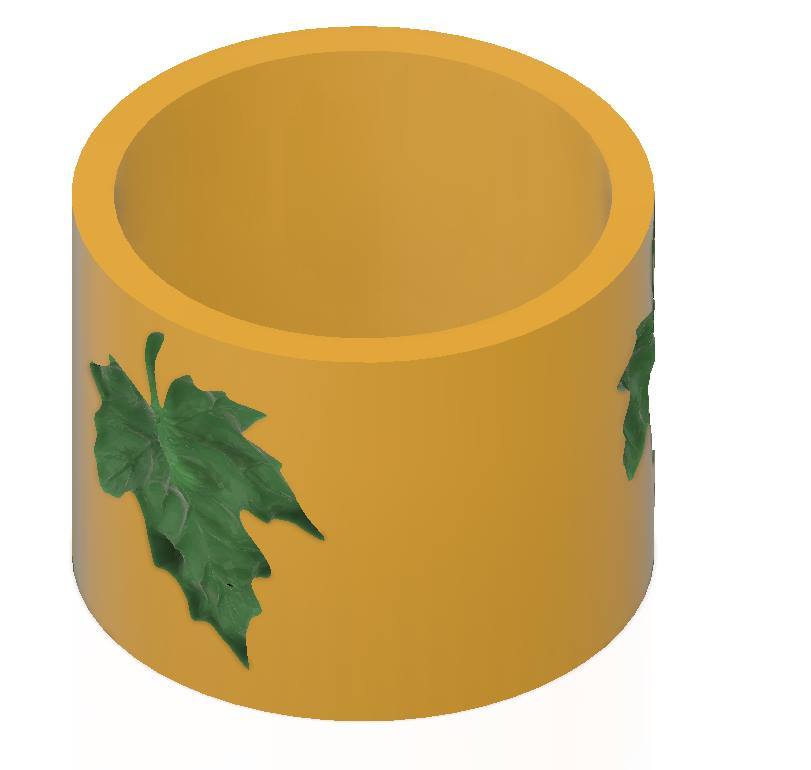 Leaf on bend surface by Varazir | Download free STL model | Printables.com