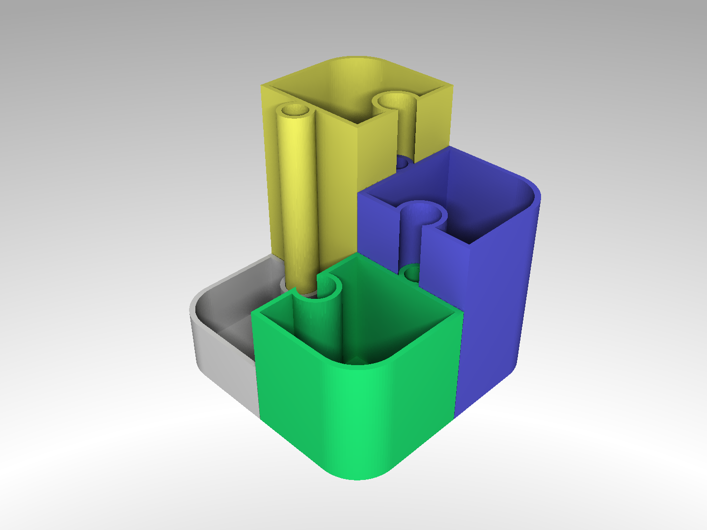 Customizable Modular Desk Organizer by franciscorp | Download free STL ...