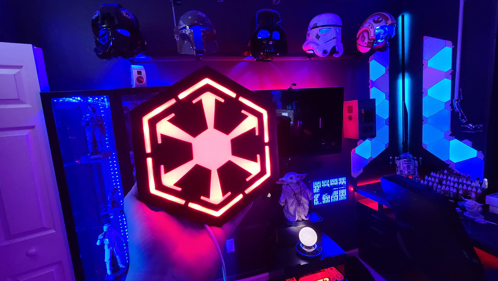 Star Wars Sith Empire LED Logo by The Cyber Hobbit | Download free STL ...