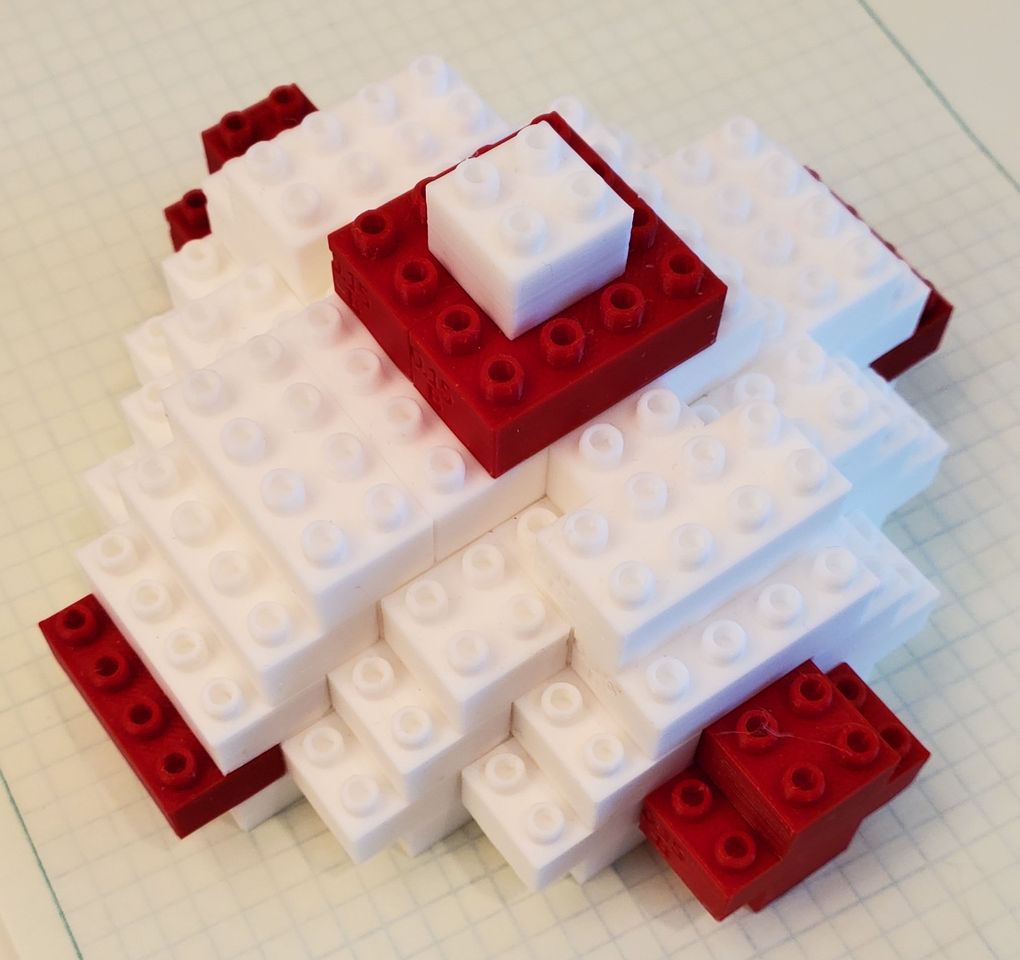Montini building bricks Two Pip Set (Lego Compatible) par LeftSpin ...