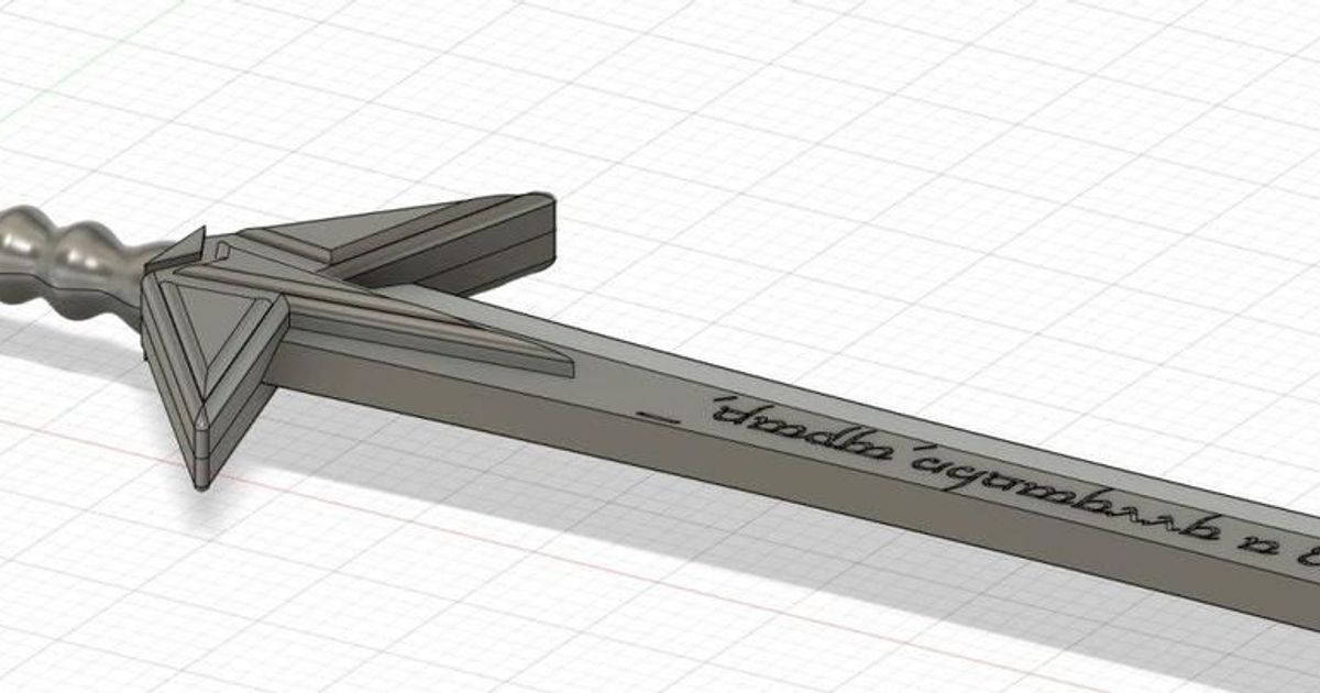 1m Sword by VLS1990 | Download free STL model | Printables.com