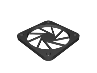 40mm fan panel by Arno Solo | Download free STL model | Printables.com