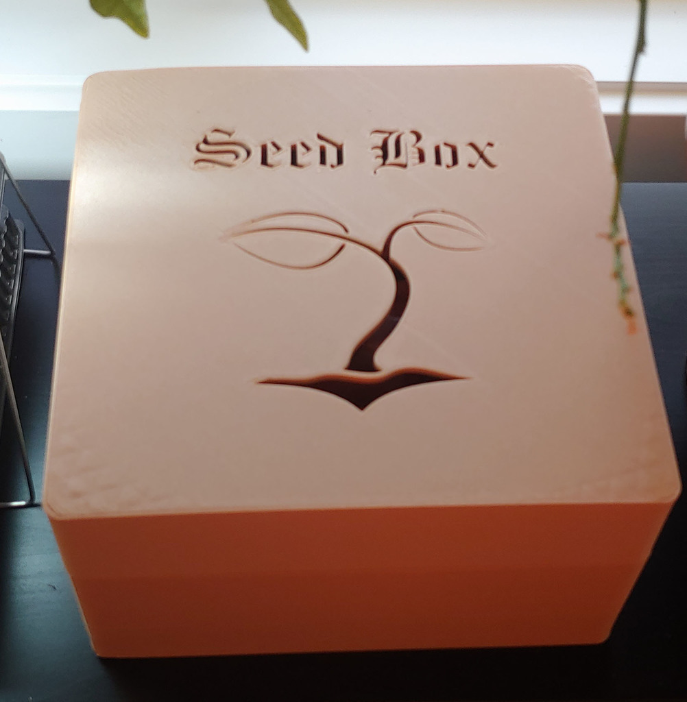 Seed Storage Box by dapostol73 | Download free STL model | Printables.com